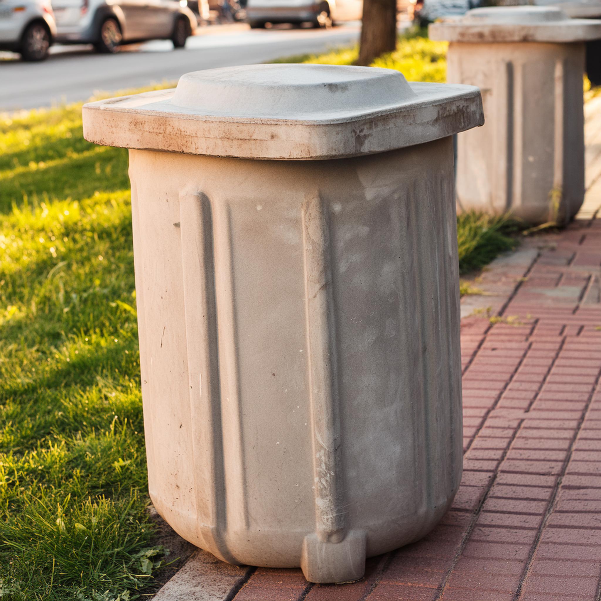 26.0 Lightweight Concrete Waste Bin: A Great Alternative for ...