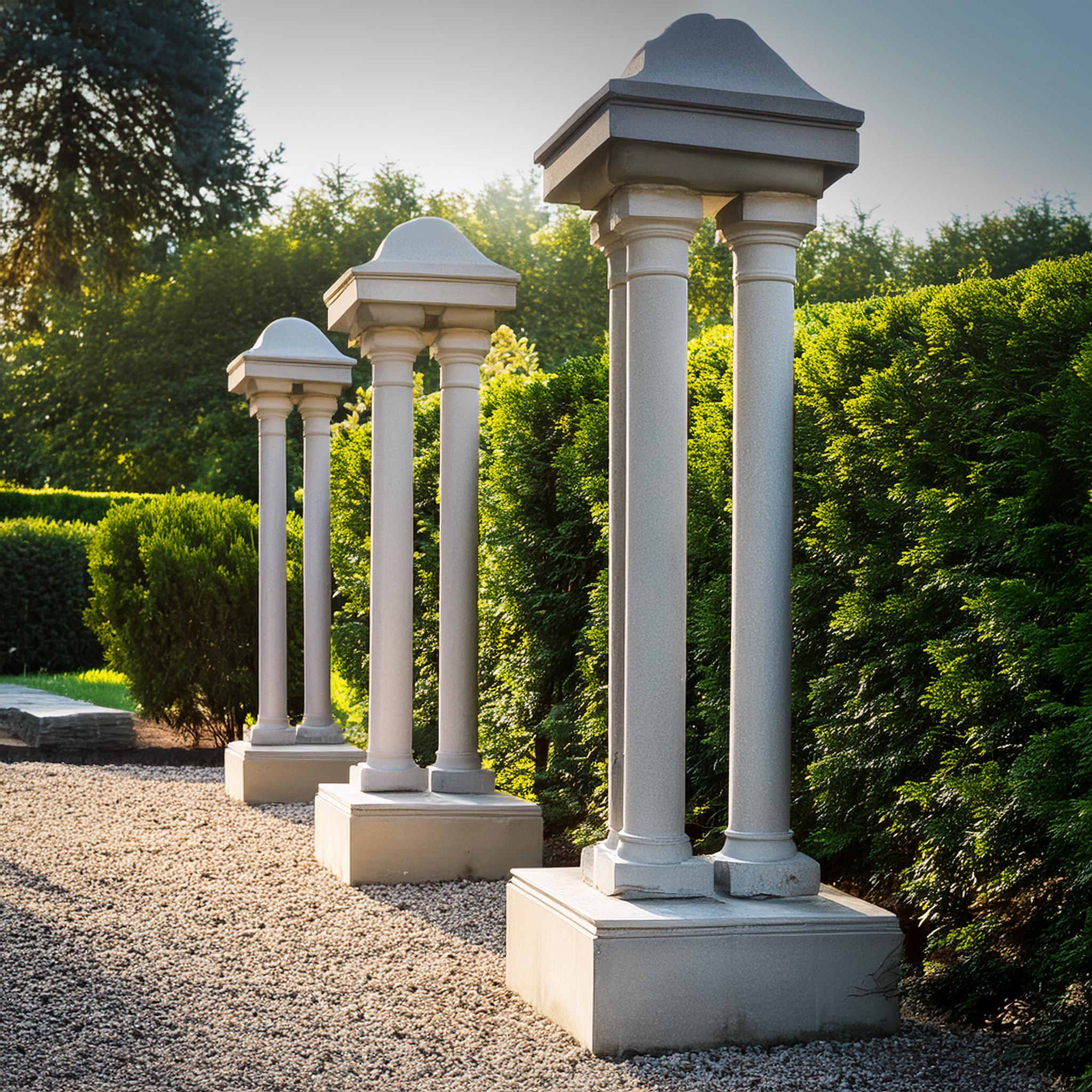 43.0 Garden Pillars: Enhancing Your Garden Design and Construction of ...